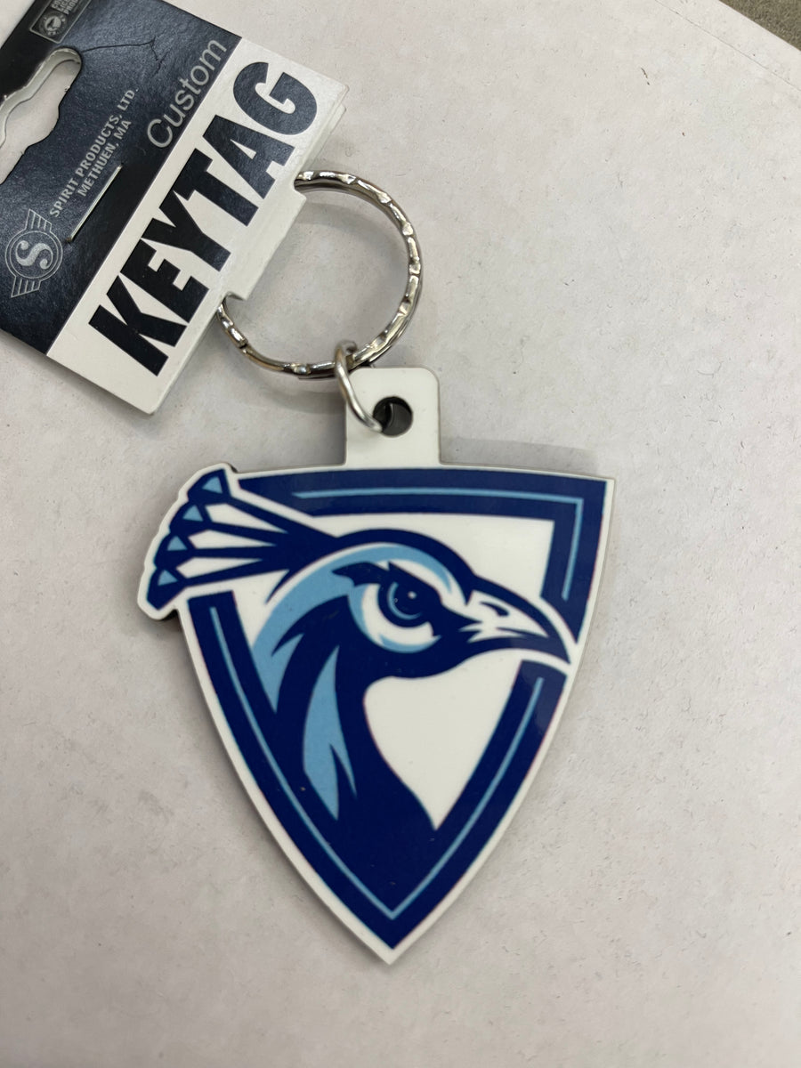 Keychain - Peacock Shield – Upper Iowa University - Campus Store
