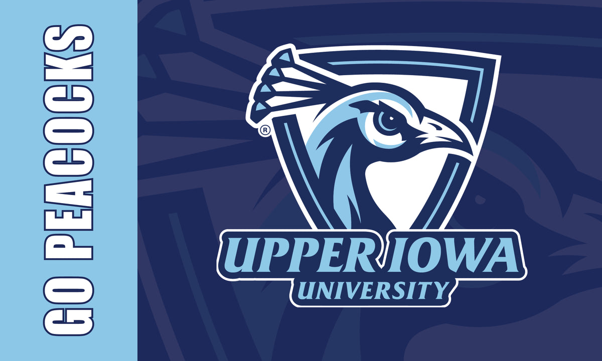 Upper Iowa Peacocks Logo Upper Iowa University